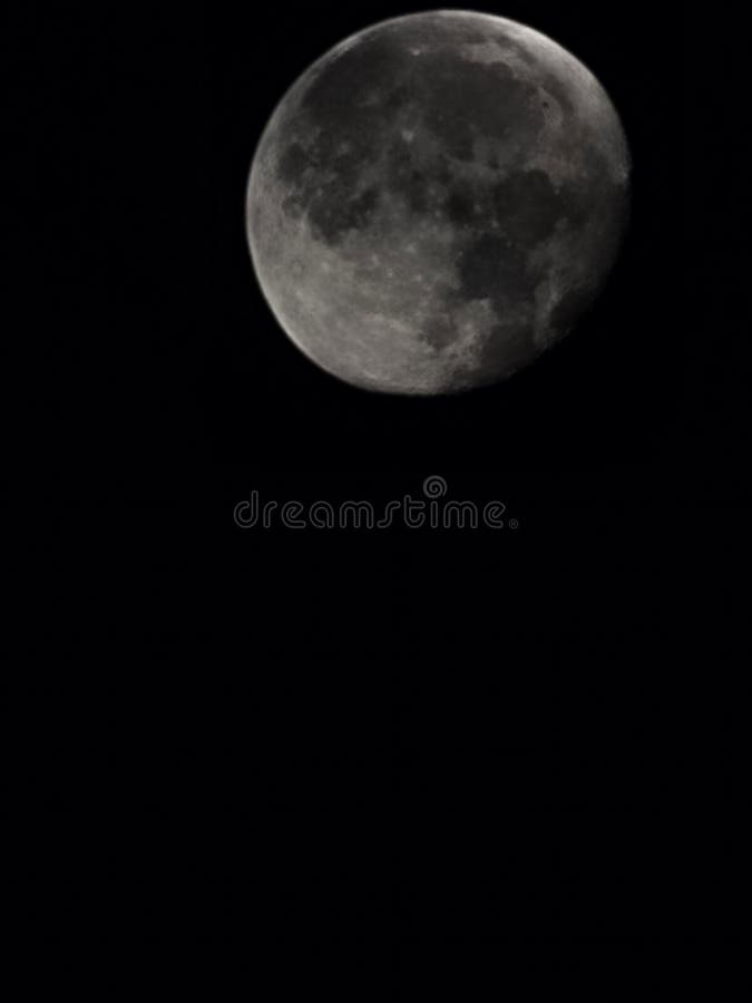 Moon almost full stock image. Image of moonlight, astronomy - 225614945