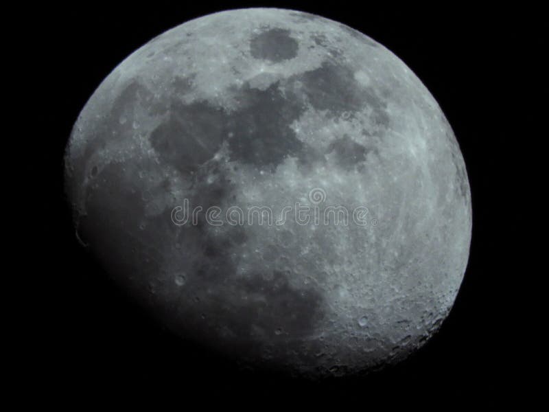 The Moon stock image. Image of moonatight, zoom, stunning - 92201597
