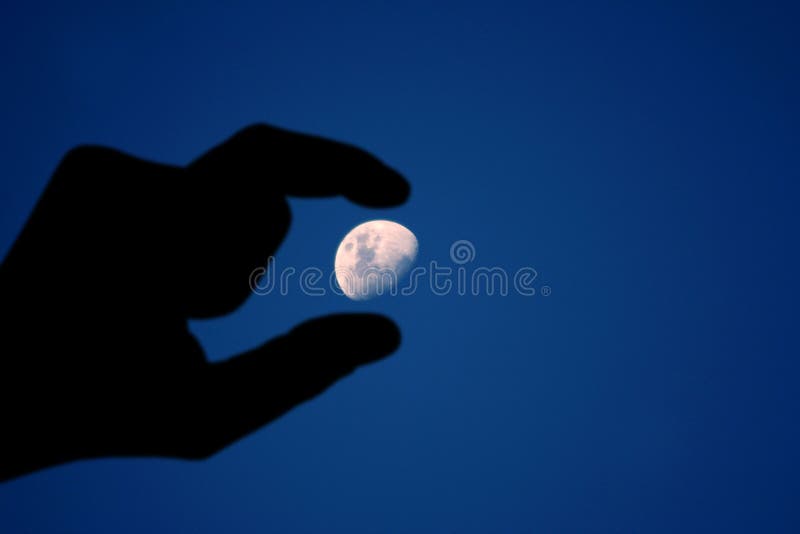 Moon stock photo. Image of environment, landscape, horror - 10438676