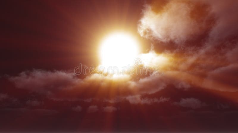 Moon Horror Clouds at Night Stock Illustration - Illustration of spooky ...