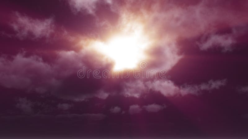 Moon Horror Clouds at Night Stock Illustration - Illustration of ...