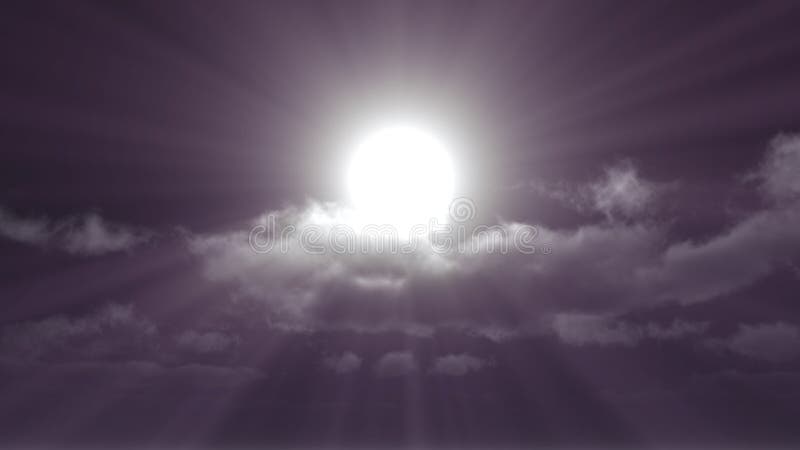 Moon Horror Clouds at Night Stock Image - Image of timelapse, shine ...