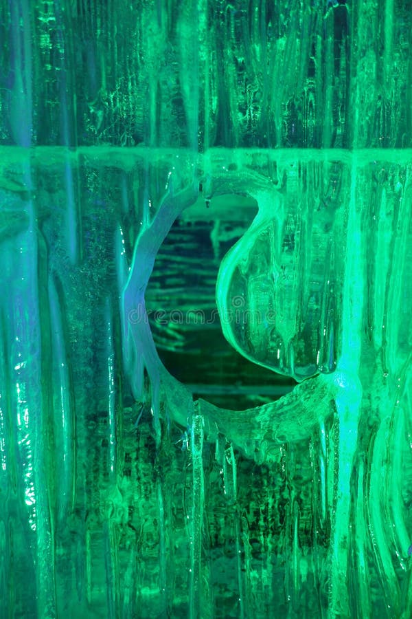 Moon ice sculpture stock image. Image of frozen, carving - 66313147