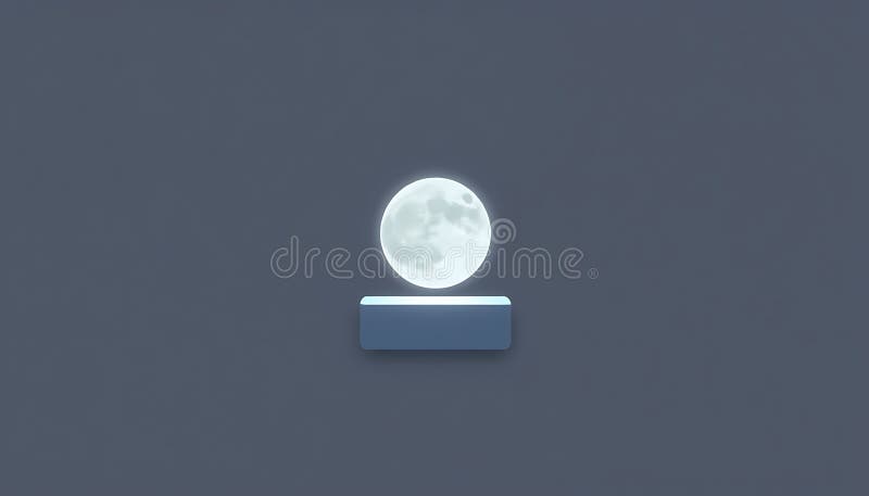 Moon Icon Digital, Lunar Symbol, Night Mode, Interface Element, UI ...