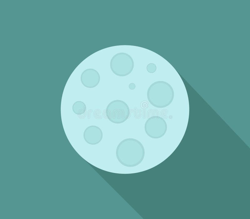 Moon Icon with Illustrated Stars Stock Illustration - Illustration of ...