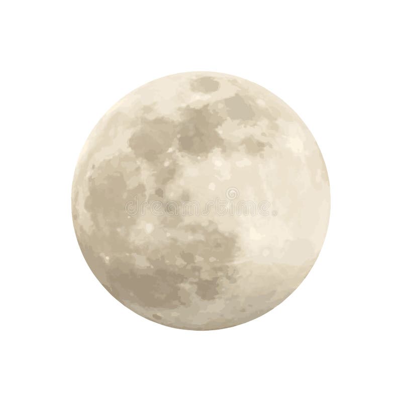 Moon illustration stock vector. Illustration of icon - 183404592