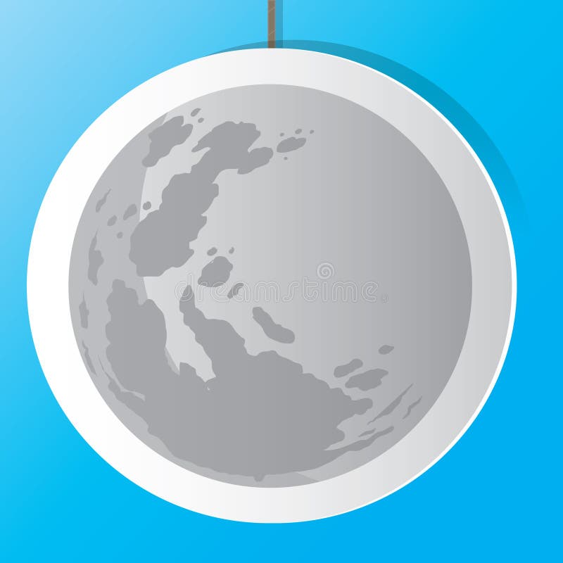 A moon illustration. stock illustration. Illustration of decorative ...