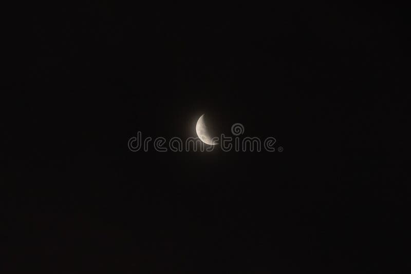 The Moon in Its Waning Phase Stock Image - Image of phase, waning ...