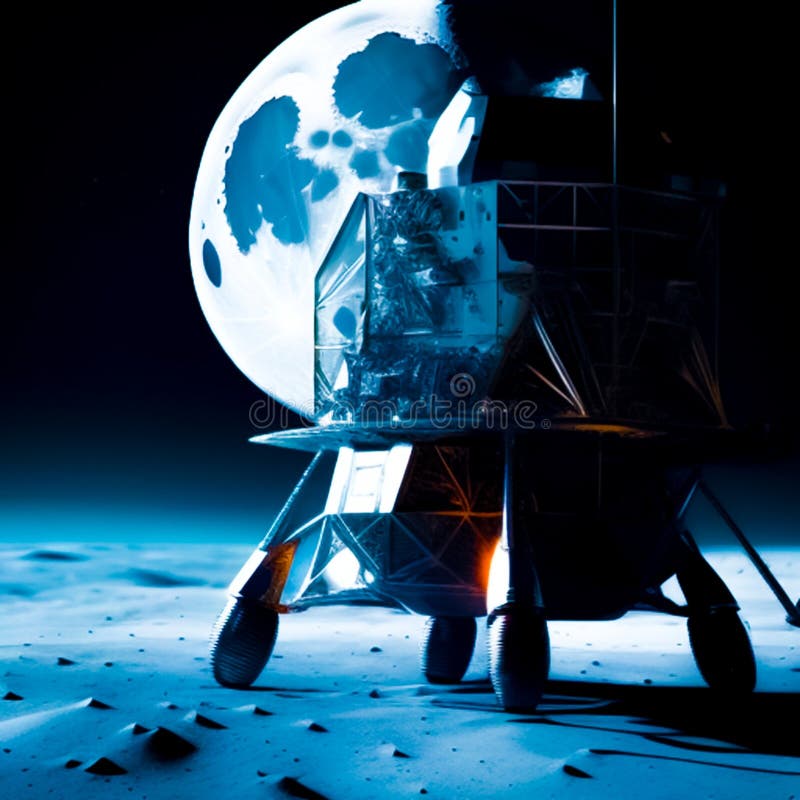 Moon Landing Rover Experiment Project Stock Photo - Image of experiment ...