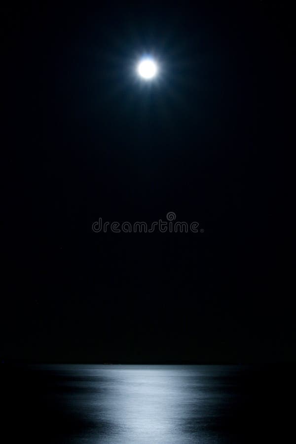 Moon Light stock image. Image of light, horizon, moonlight - 60275449