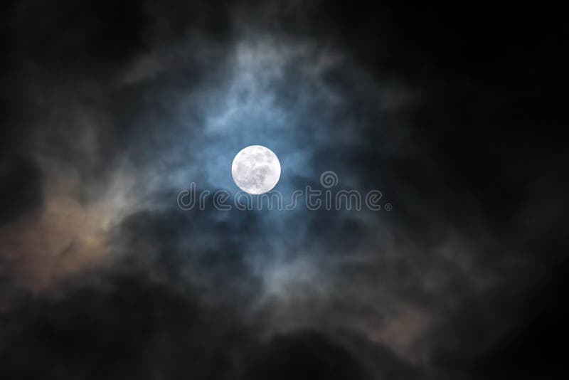 Moon light and night sky stock photo. Image of digital - 187097854