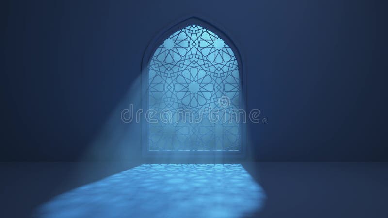 Islamic Mosque Moon Ramadan Icon Sparks Particles on Black Background ...