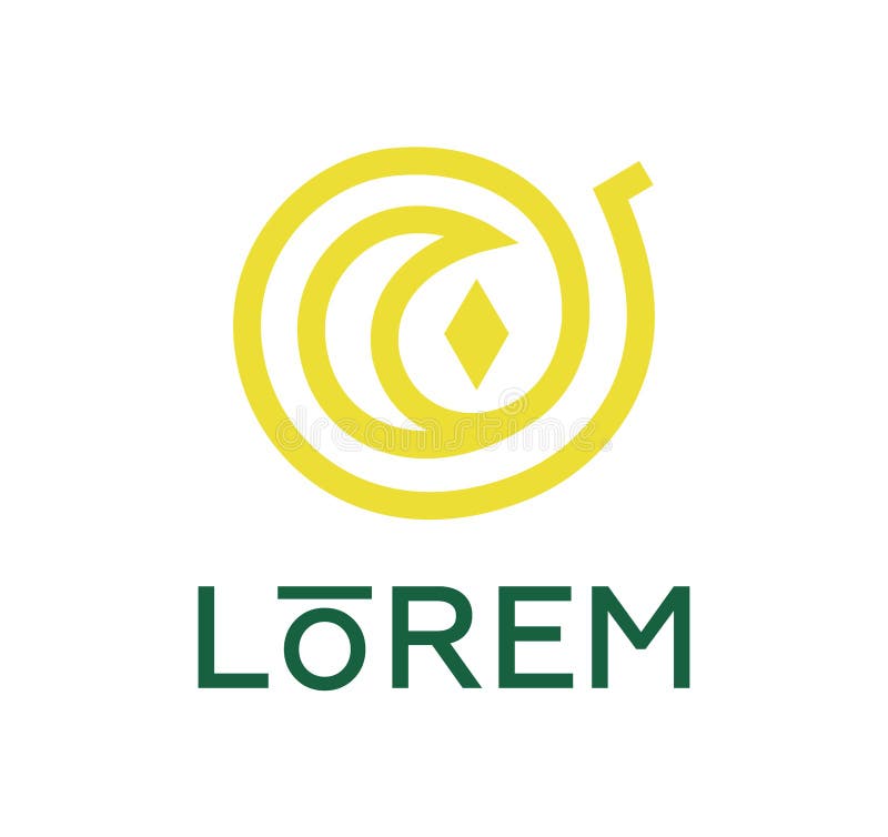 Moon Logo. Abstract Moon Vector Stock Vector - Illustration of icon ...