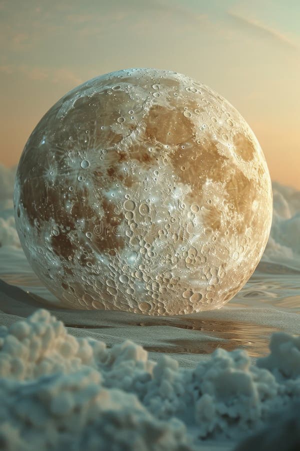 Moon, macro photo stock illustration. Illustration of astronomy - 380433032