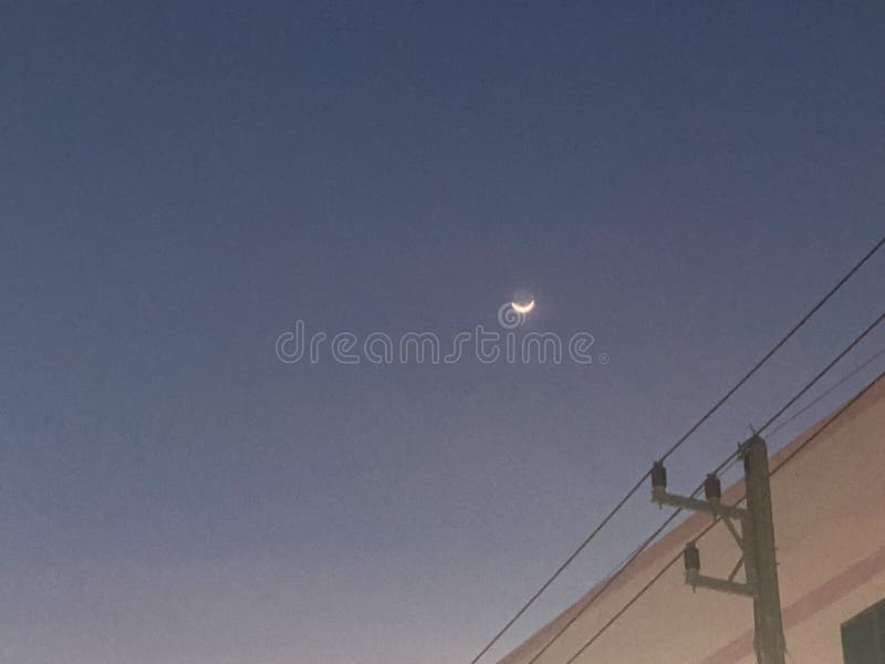 Moon at midnight stock image. Image of ceiling, sunlight - 272875585