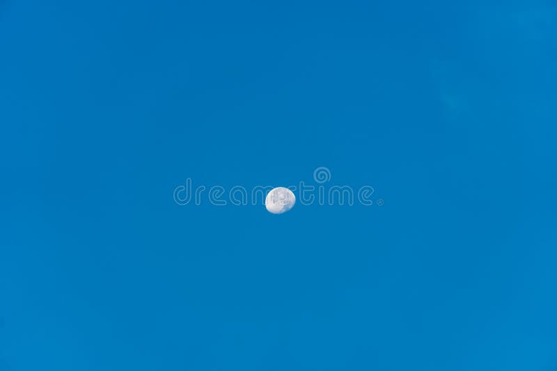 Moon and morning sky stock image. Image of heaven, atmosphere - 135273745