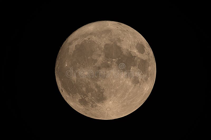 Moon Mosaic in High Dynamic Range. Stock Image - Image of large, full ...