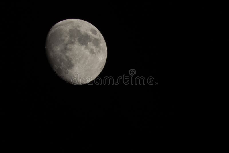 The Moon stock photo. Image of moonlight, night, remote - 96477068