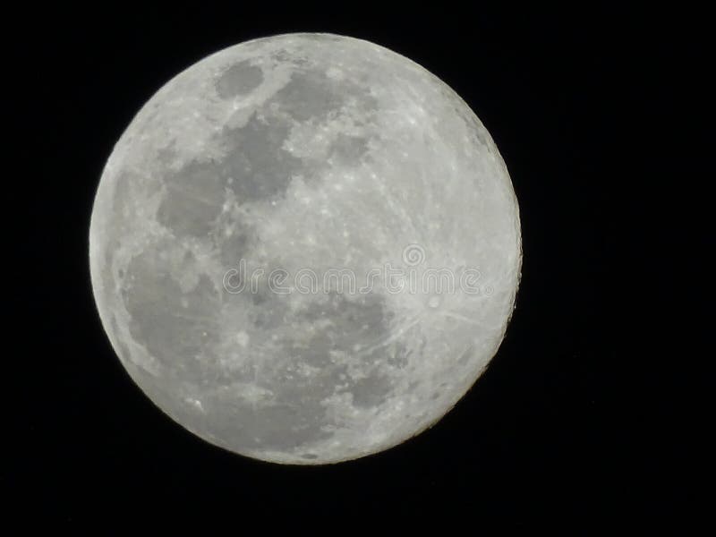 Moon of the Night, Brightest of the Sky. Stock Image - Image of planet ...
