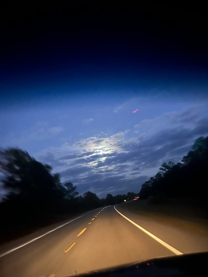 Backroads Beautiful Moon Stock Photos - Free & Royalty-Free Stock ...