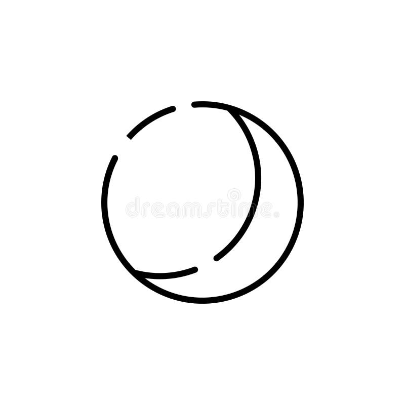 Moon, Night, Moonlight, Midnight Icon Vector Illustration Logo Template ...