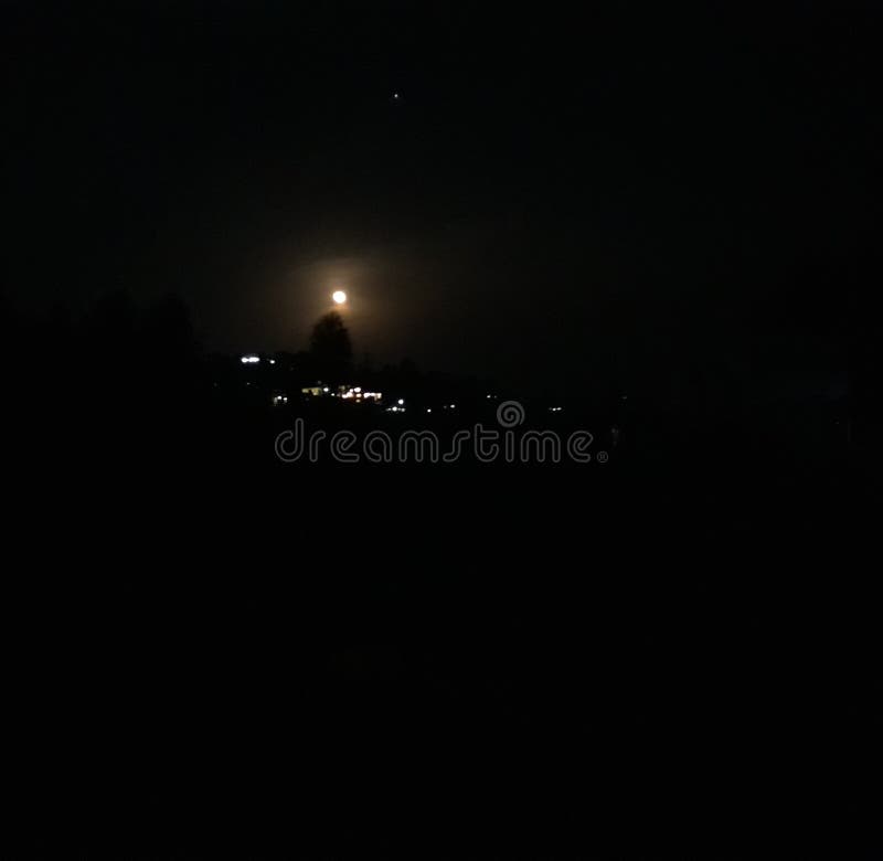 Moon stock image. Image of shot, night, moon, beauty - 120774529