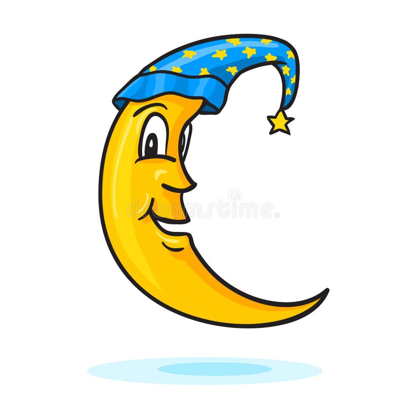 Good night emoticon stock vector. Illustration of icon - 48245130