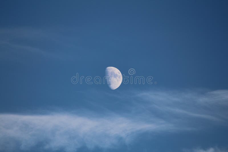 Noon Moon stock image. Image of north, mountain, mountains - 78118119