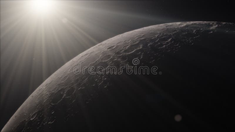 3d Render, Moon High Resolution Image, 4k in Outer Space, Surface. High ...