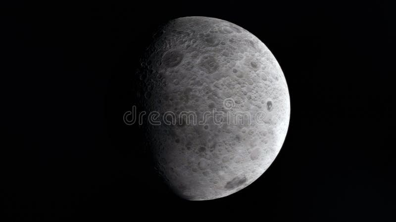 Moon in Outer Space, Surface. High Quality, Resolution, 4k Stock Photo ...