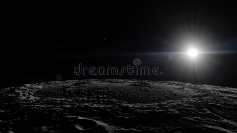 Moon in Outer Space, Surface. High Quality, Resolution, 4k. this Image ...