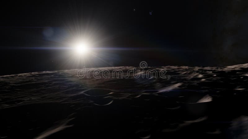 Moon in Outer Space, Surface. High Quality, Resolution, 4k. this Image ...