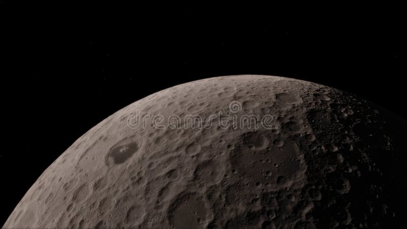 Moon in Outer Space, Surface. High Quality, Resolution, 4k. this Image ...