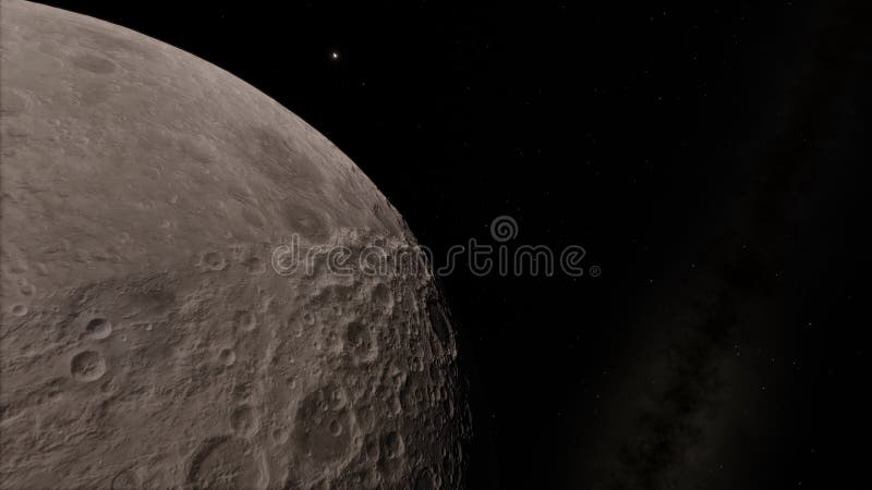 3d Render, Moon High Resolution Image, 4k in Outer Space, Surface. High ...