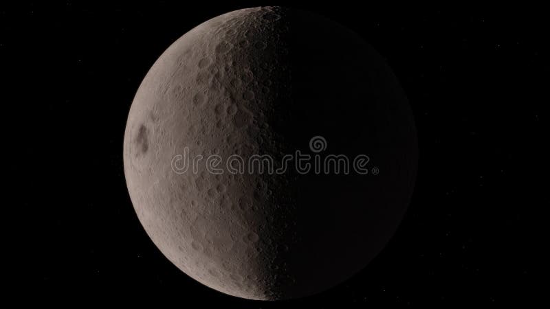 3d Render, Moon High Resolution Image, 4k in Outer Space, Surface. High ...