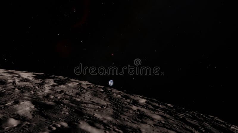 Moon in Outer Space, Surface.this Image Elements Furnished by Nasa ...