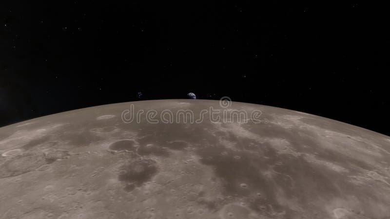 Moon in Outer Space, Surface.this Image Elements Furnished by Nasa ...