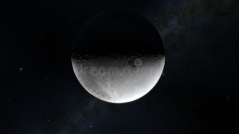 Moon in Outer Space, Surface.this Image Elements Furnished by Nasa ...