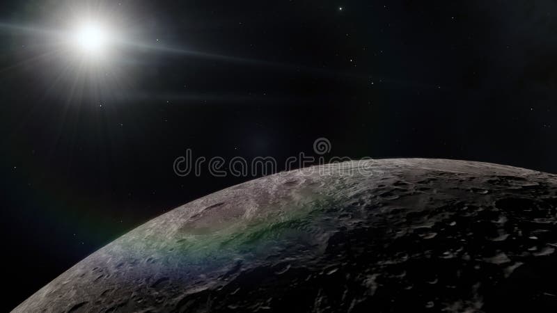 Moon in Outer Space, Surface.this Image Elements Furnished by Nasa ...