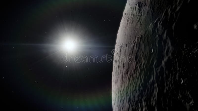 Moon in Outer Space, Surface.this Image Elements Furnished by Nasa ...