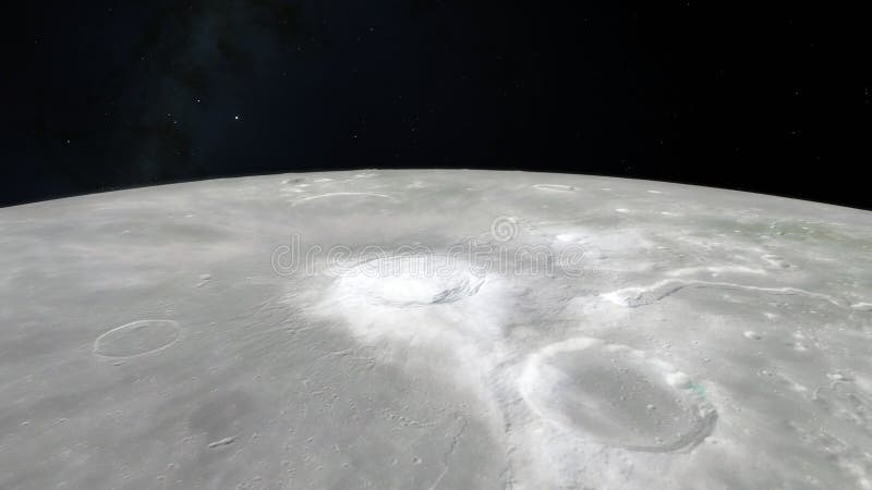 Moon in Outer Space, Surface.this Image Elements Furnished by Nasa ...