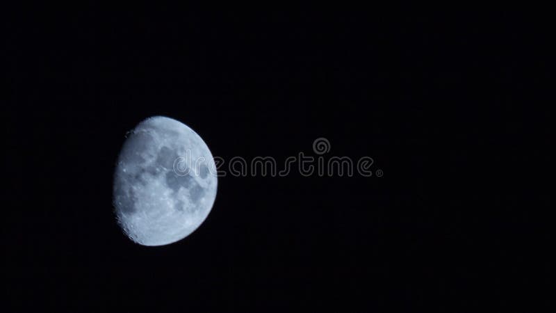 Moon Passing Horizontal. UHD 4k Timelapse Stock Footage - Video of ...