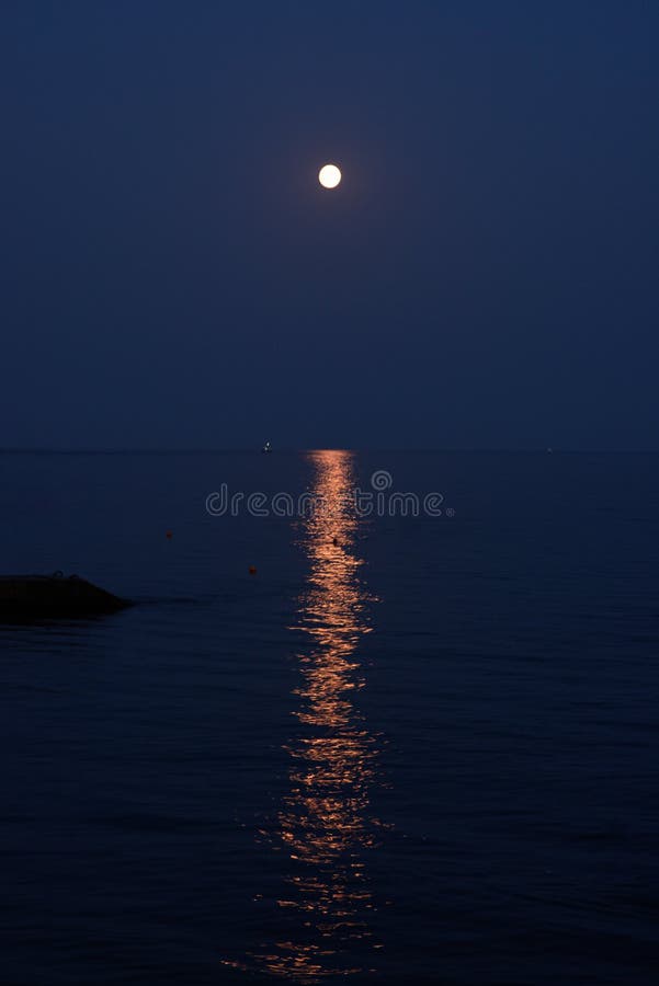 Moon path stock photo. Image of design, dusk, planet - 151228760