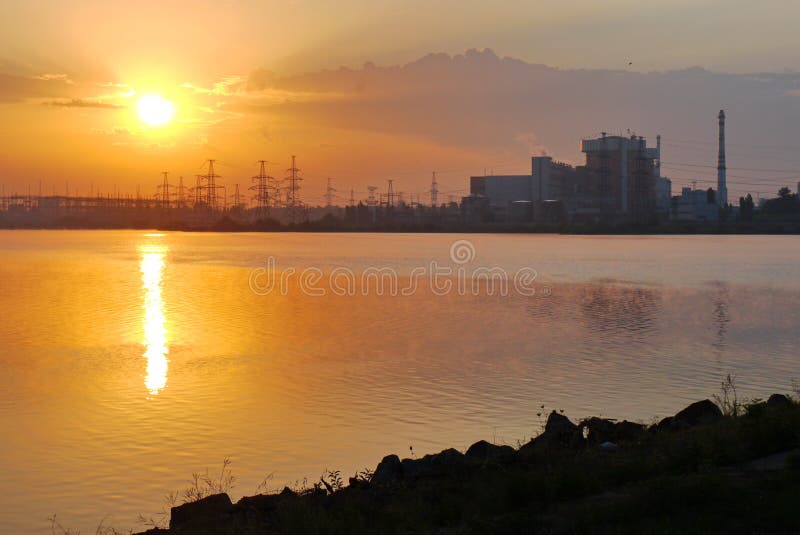 Moon Path on the Surface of the Water Calm a Light Night. with Standing ...
