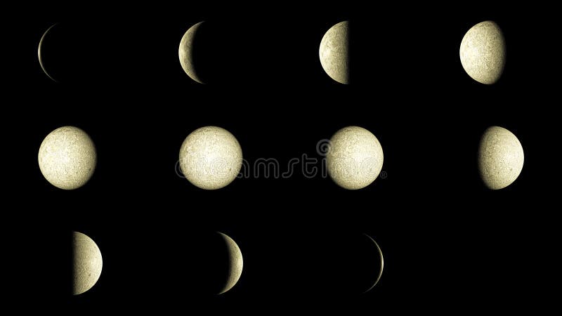 Moon Phases In Order Numbers AstroPixels Moon Phases: 0001 To 0100