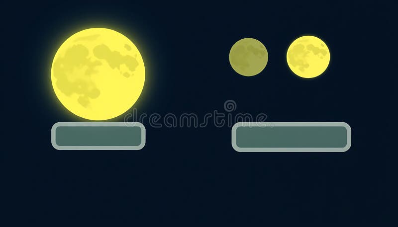 Moon Phases Bar Graph, Lunar Cycle and Astronomy Data Visualization ...