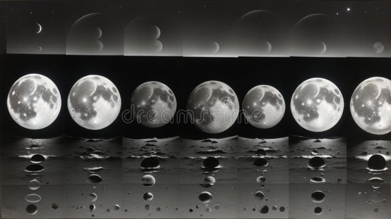 Changing Phases Moon Stock Photos - Free & Royalty-Free Stock Photos ...