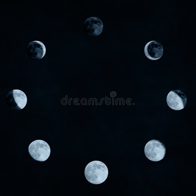 Collage Moon Phases Stock Illustrations – 298 Collage Moon Phases Stock ...