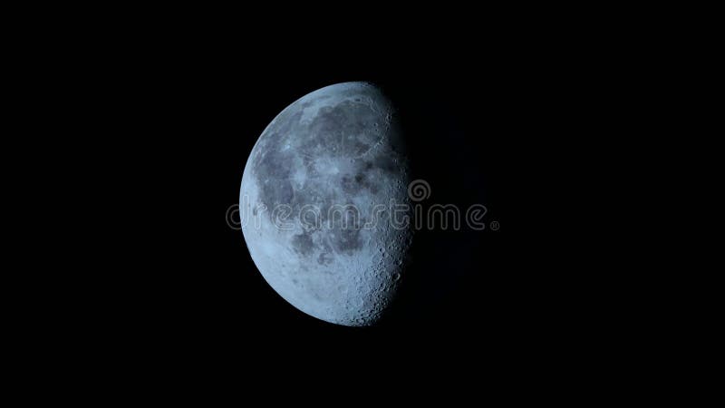 Moon Phases in Dark Nature Sky-001 Stock Footage - Video of orbiting ...