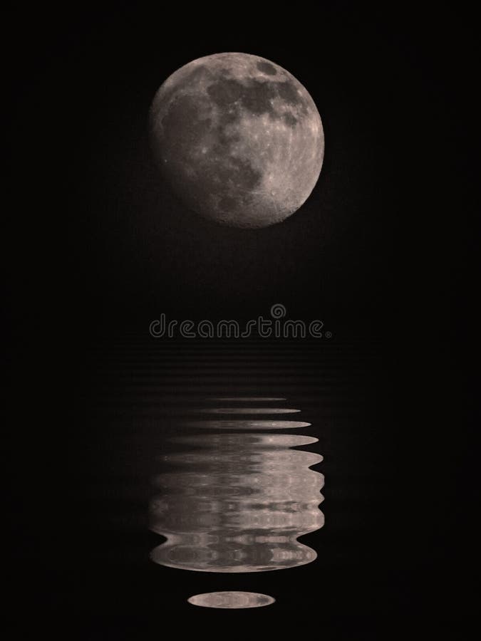 Moon Reflections Abstract Background Space Planets Stock Photo - Image ...